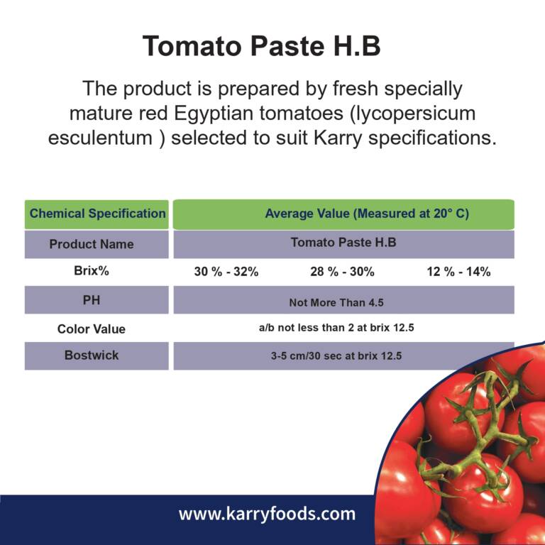 Tomato Paste – Karry Food Industries